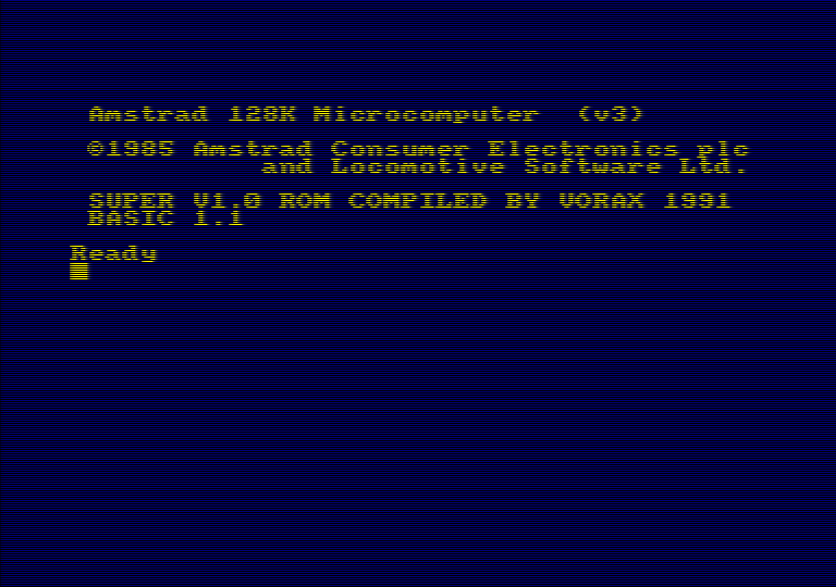 Super ROM v1.0 (1991)(Vorax)[SUPER.ROM] - ROMs Amstrad CPC - Amstrad ...